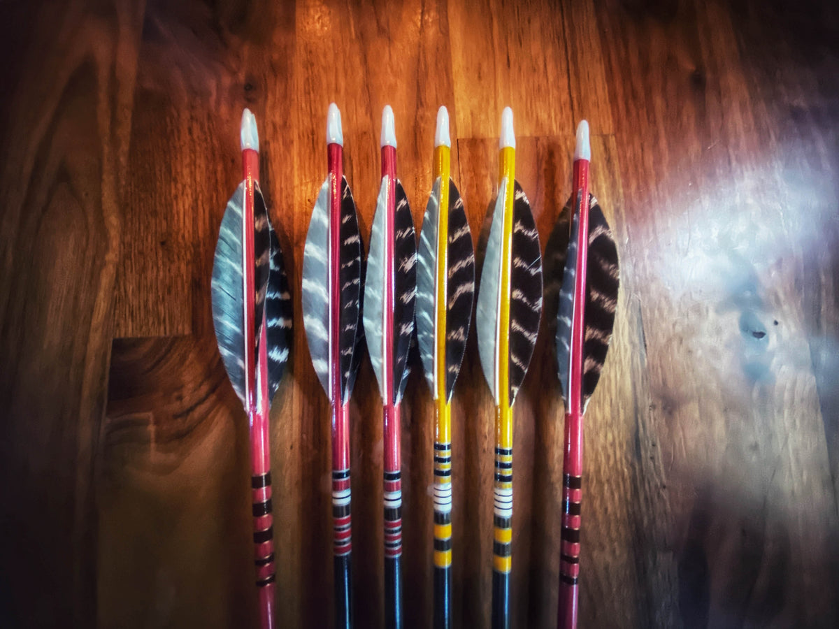 5" Banana Cut Primary Feathers – Wild Fletching